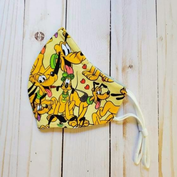 Handmade | Accessories | Face Mask Pluto Disney Dog Cotton | Poshmark